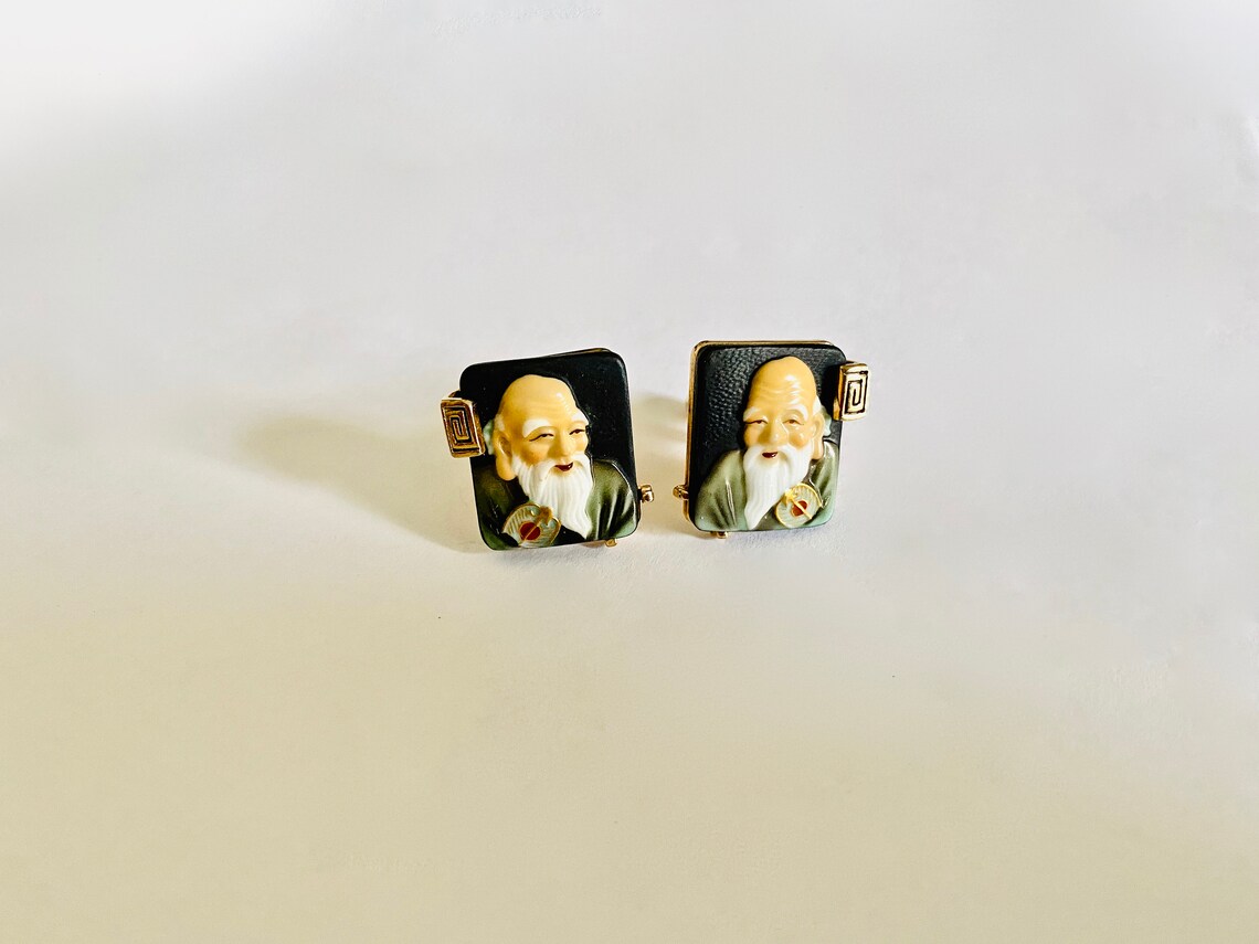 Vintage Swank Oriental Dynasty Collection Cuff Links, Japanese ...