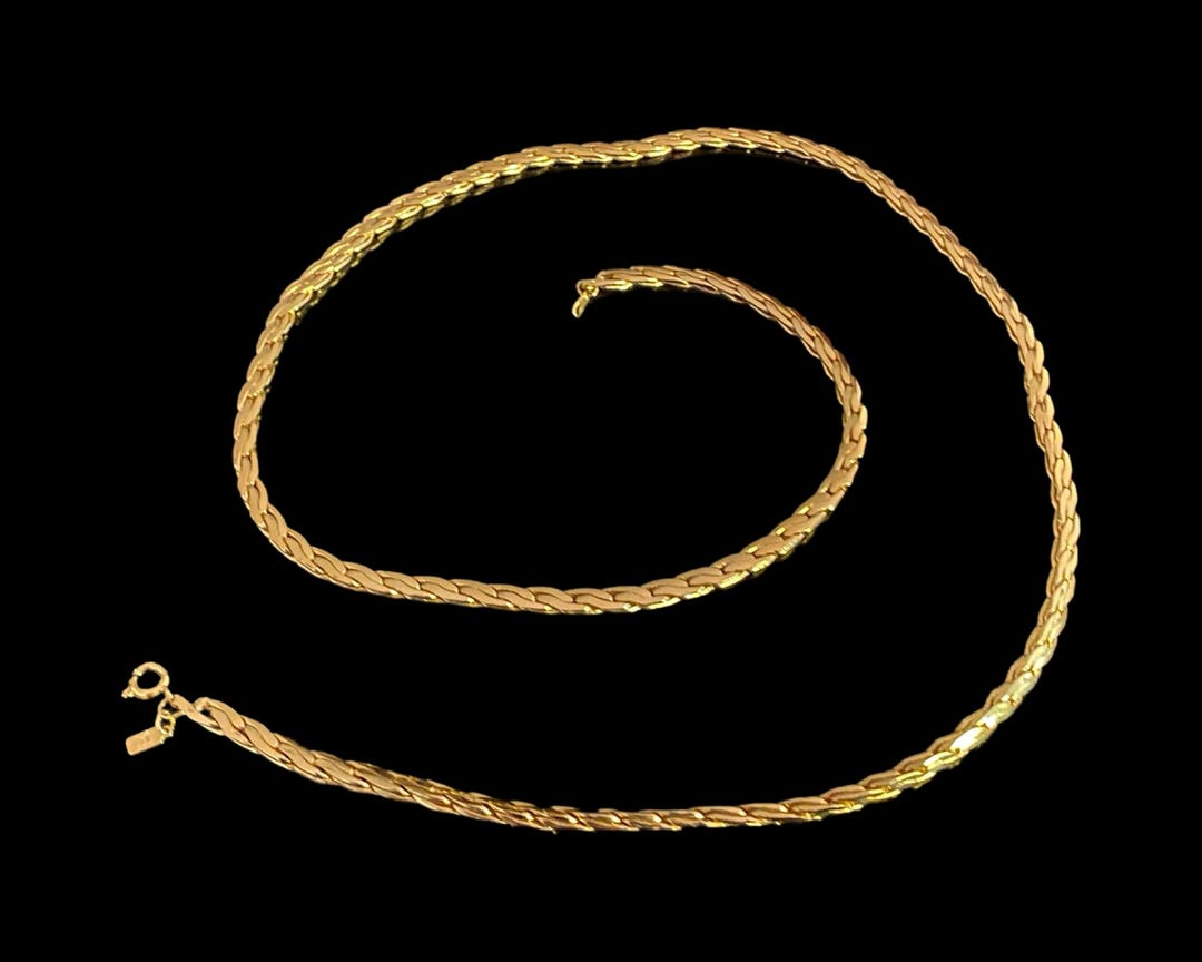 Classic Gold Tone 30 Vintage Merlite Industries Costume Jewelry Chain ...