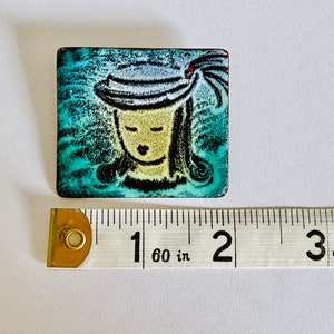 Gerte Hacker Mid-century Modern Portrait of Young Girl Pin, 1950's ...