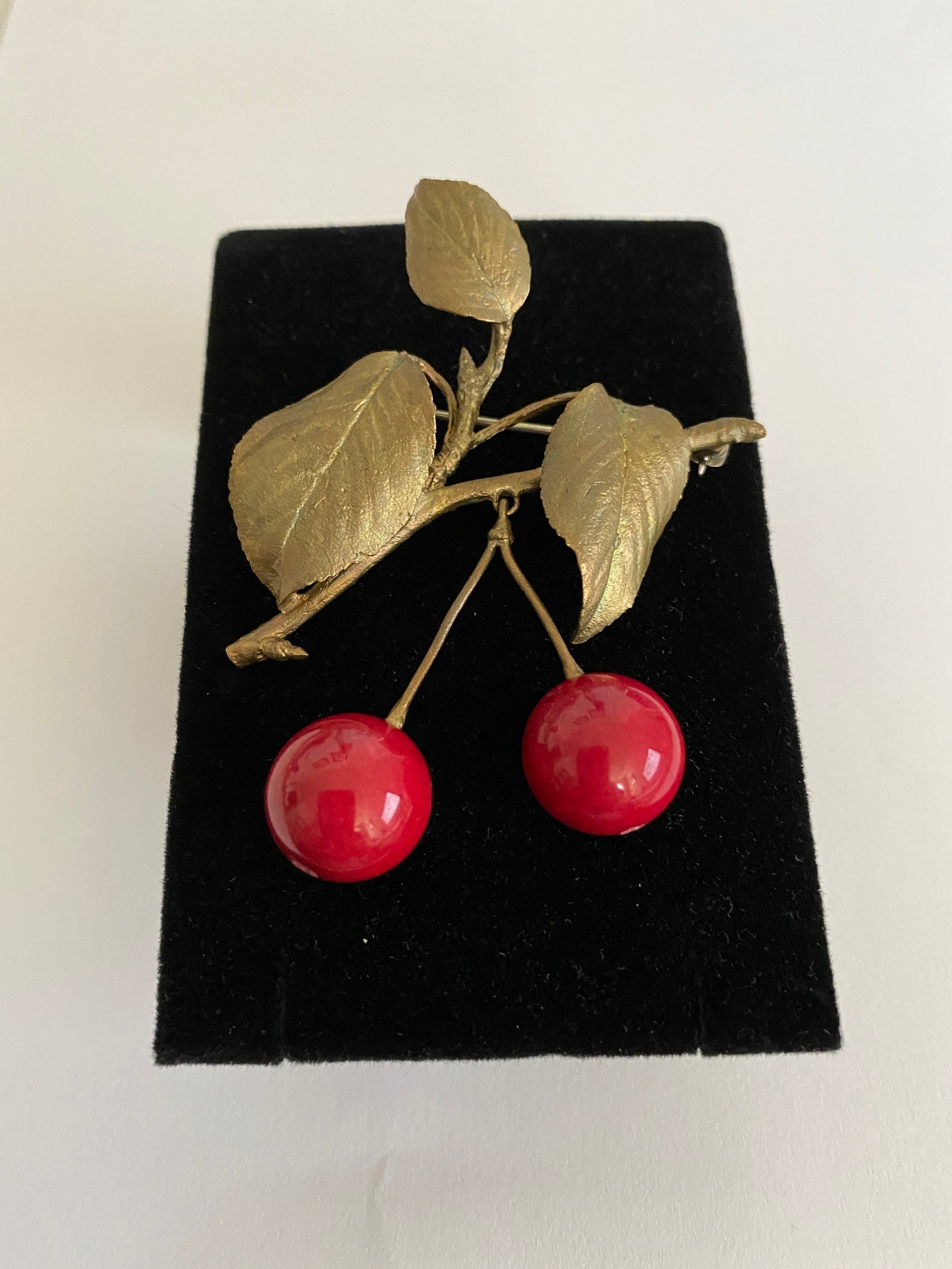 Silver Seasons Brooch by Artist Michael Michaud, Handcrafted Green Tint ...