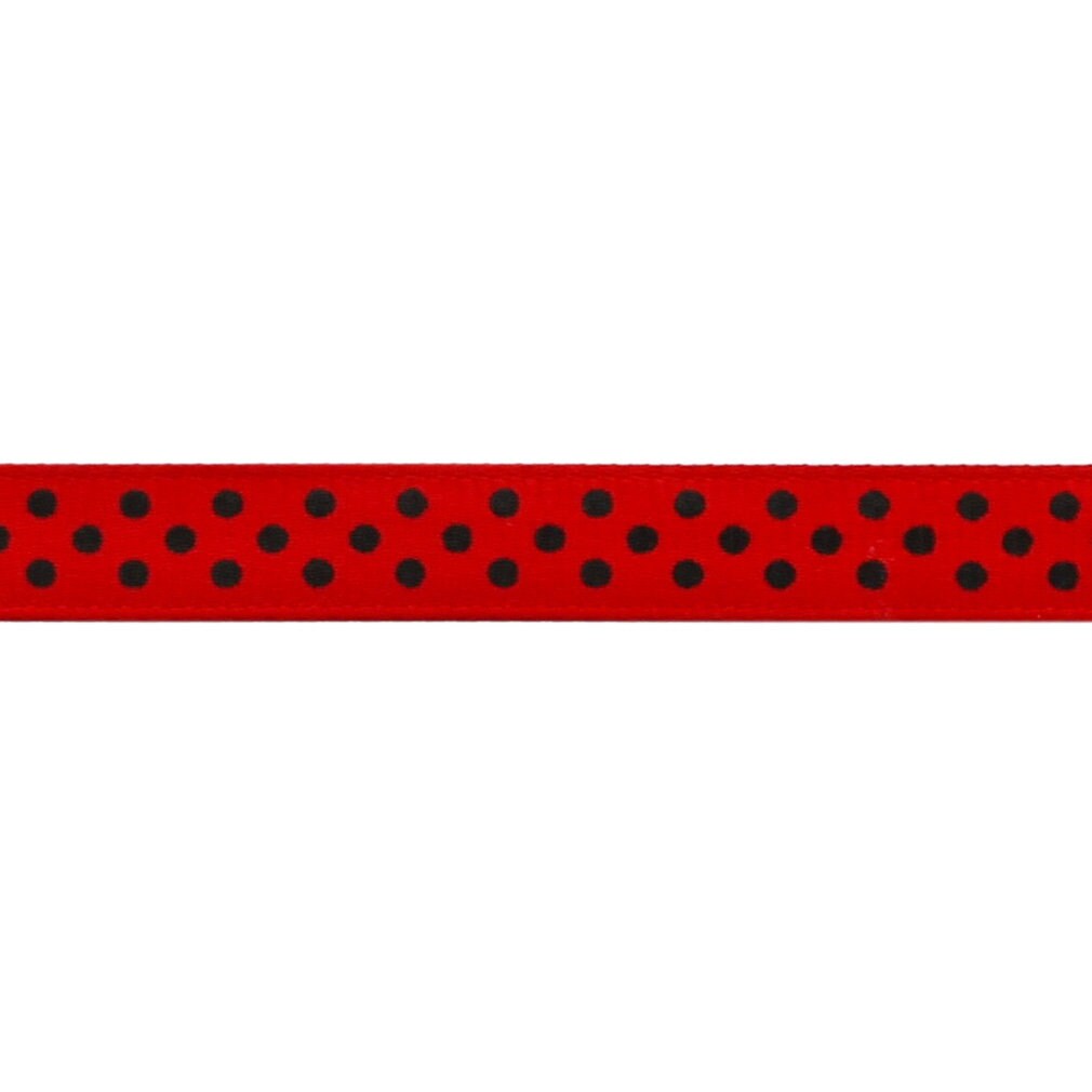 Red And Black Polka Dot Border Clipart