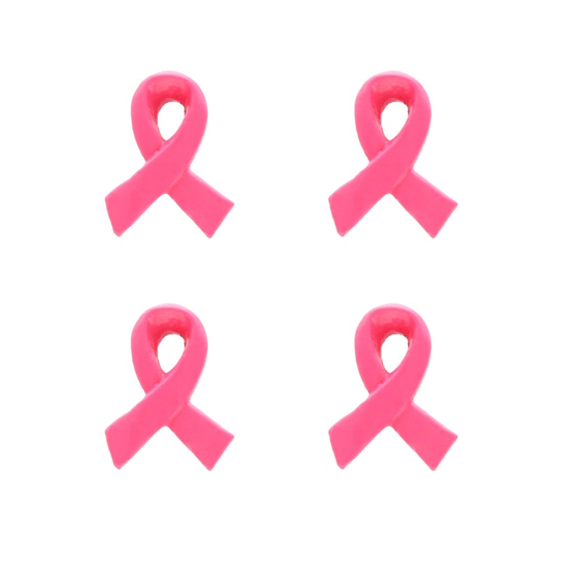 Pink Ribbon Beads - Etsy