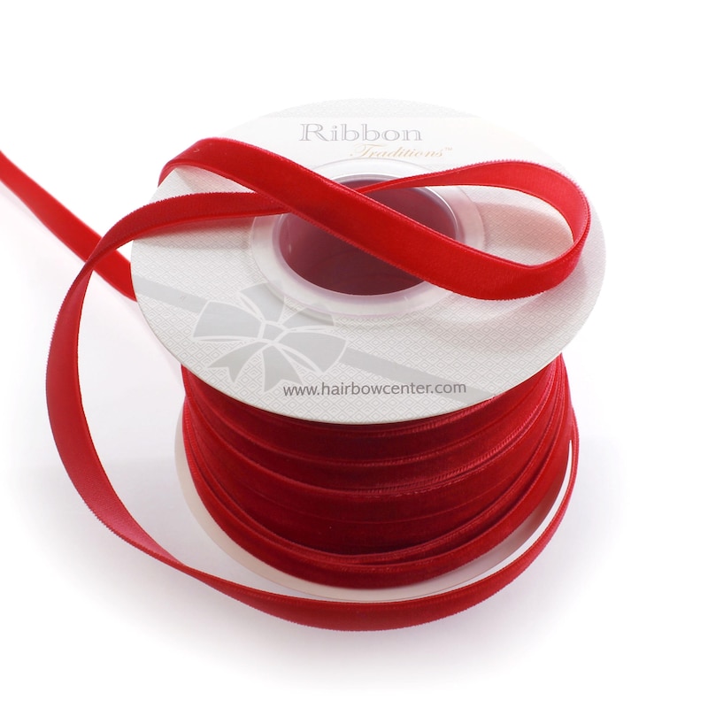 Red Velvet Ribbon - Etsy