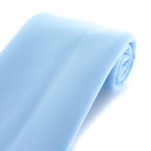 Light Blue Solid Scuba Fabric by the Yard or 6" Strips - Etsy