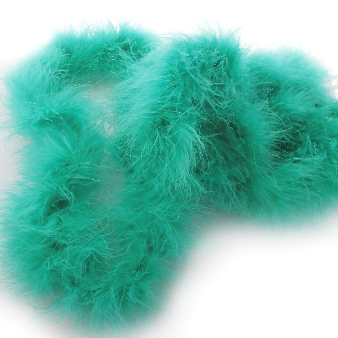 Jade Marabou Feather Boa 2 Yards (6 Feet) - Etsy