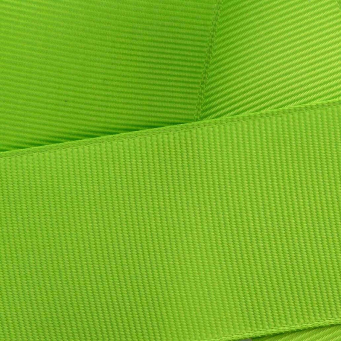Apple Green Grosgrain Ribbon Solid Choose Width / Length - Etsy