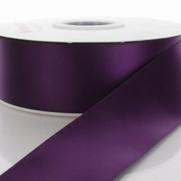 Plum Satin Ribbon - Etsy
