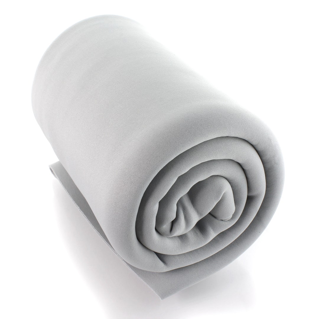 Gray Solid Scuba Fabric by the Yard or 6 Strips - Etsy