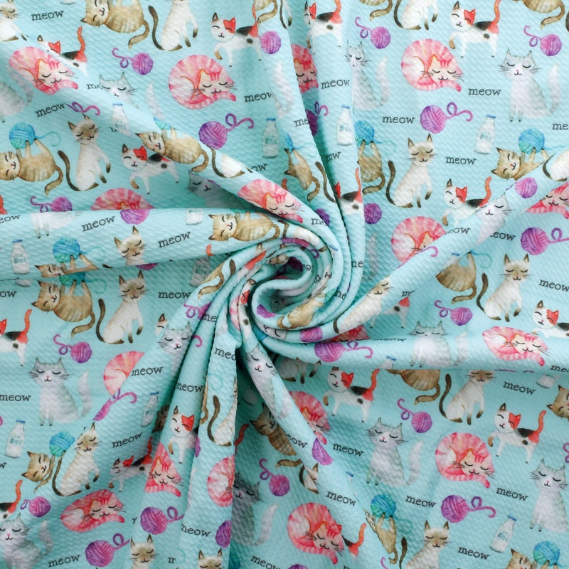 Cat Fabric - Etsy