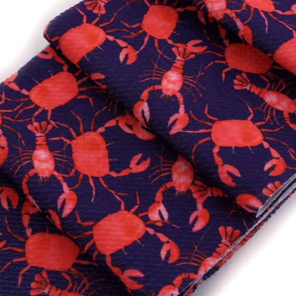 Lobster Print Fabric - Etsy