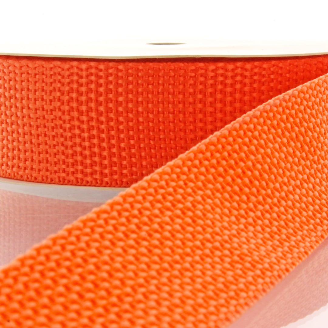 Tangerine Key Fob PP Webbing - Choose Length - Etsy