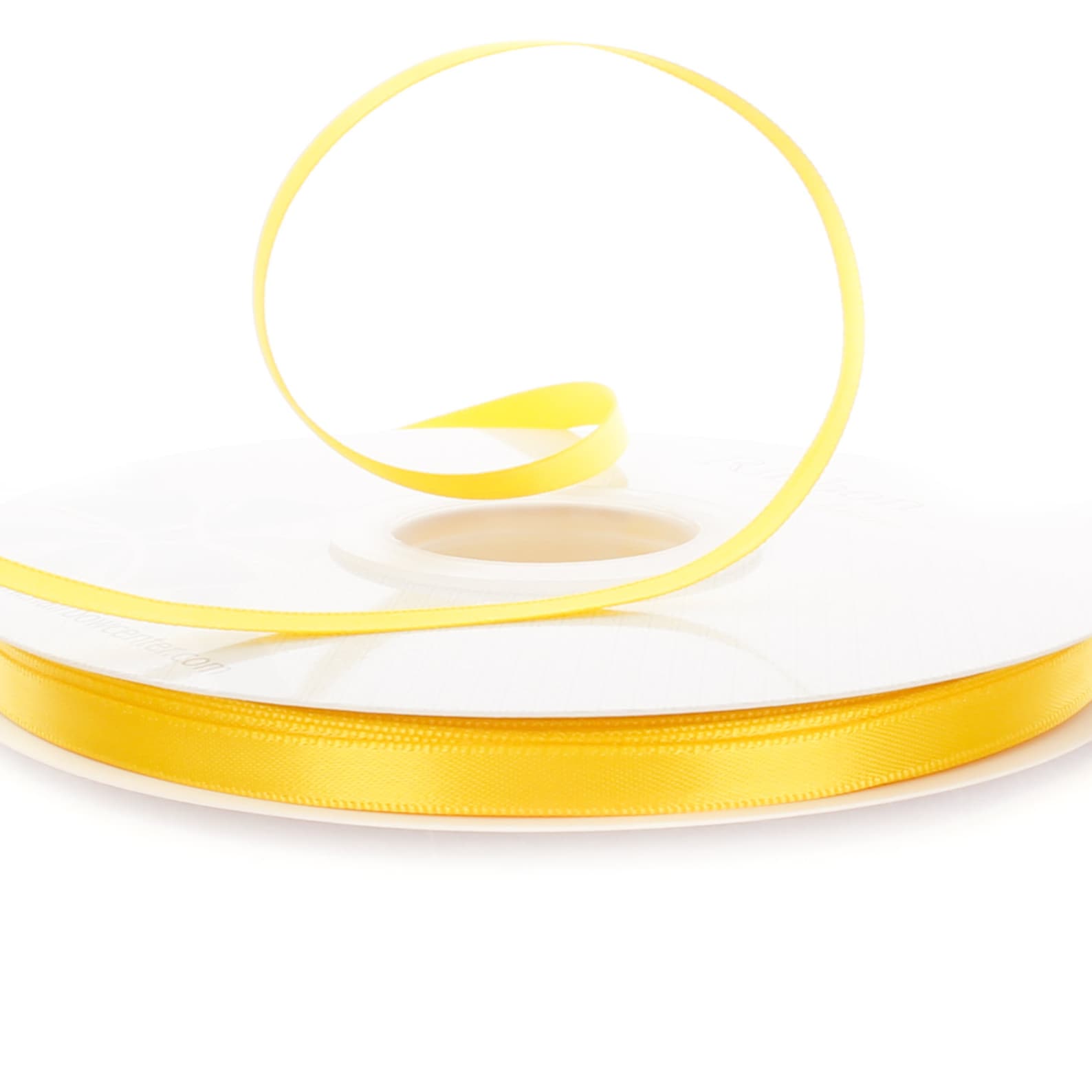 Yellow Double Face Satin Ribbon Choose Width / Length - Etsy