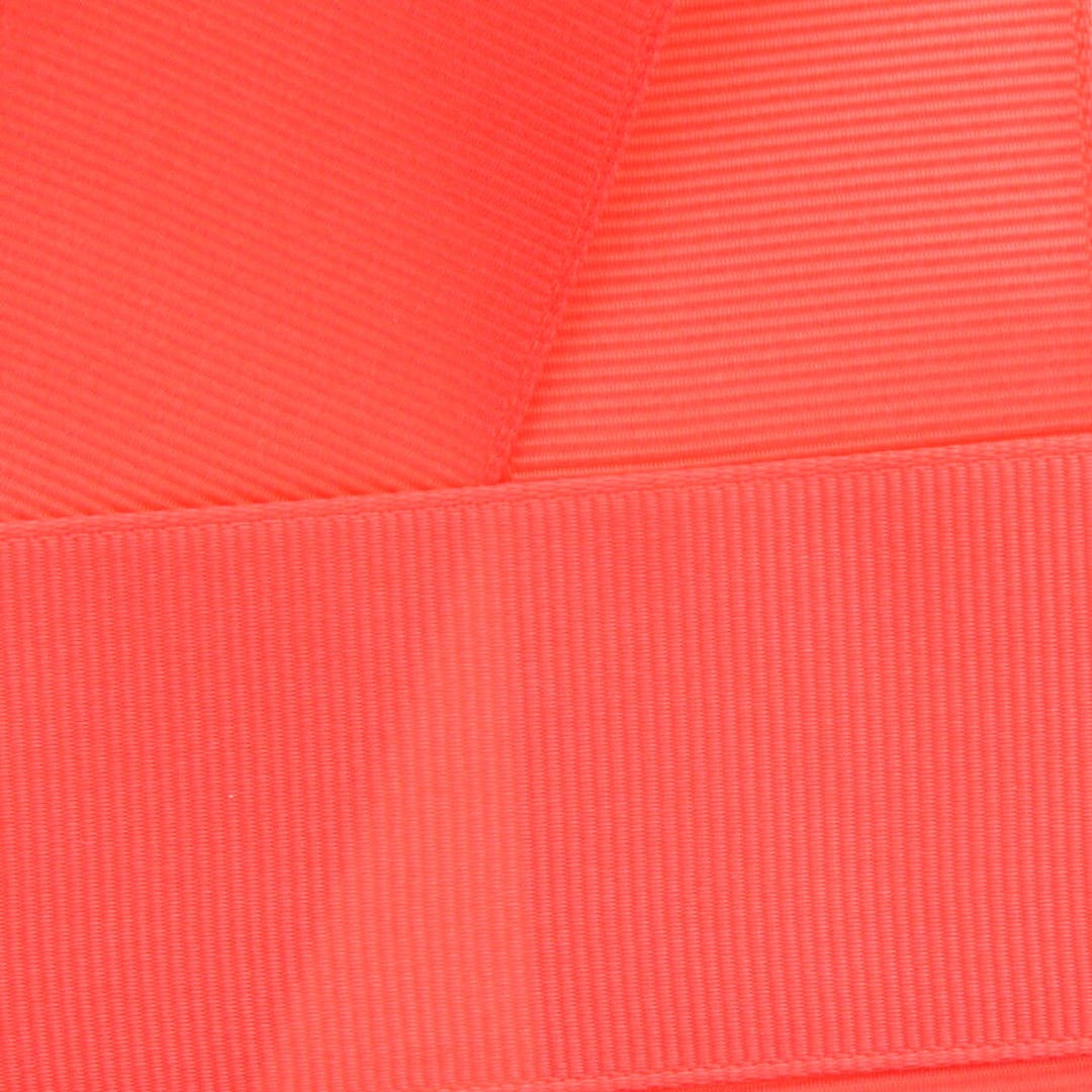 Coral Grosgrain Ribbon Solid Choose Width and Length - Etsy