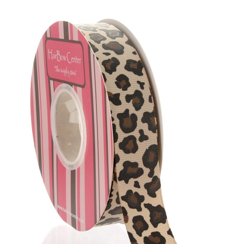 Leopard Print Ribbon 7/8 - Etsy UK