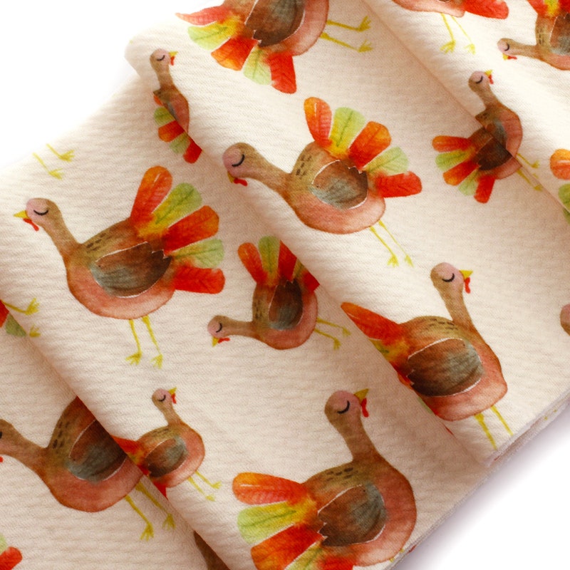 Thanksgiving Fabric - Etsy