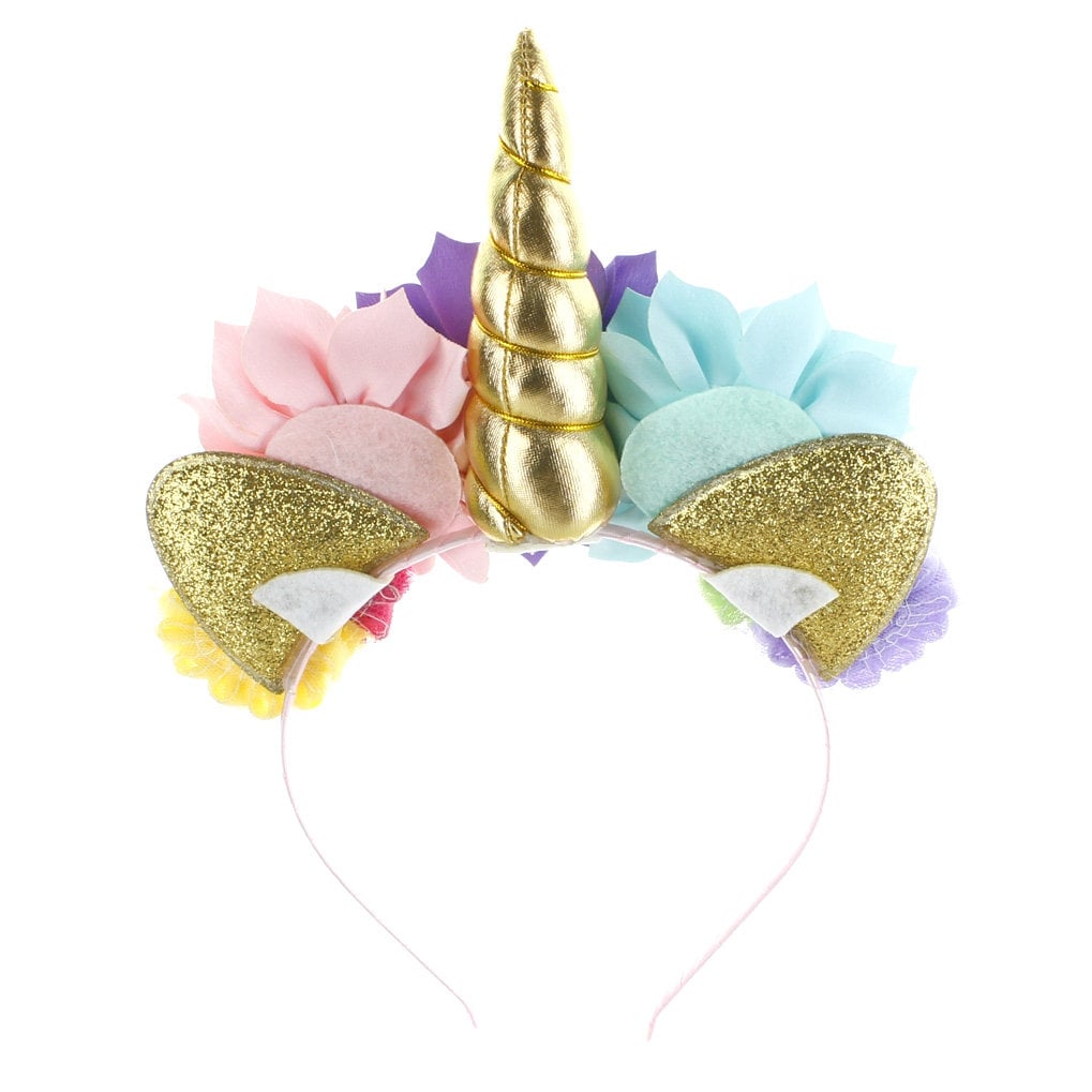 Padded Glitter Unicorn Ears (3 Pairs) - Choose Color - Etsy