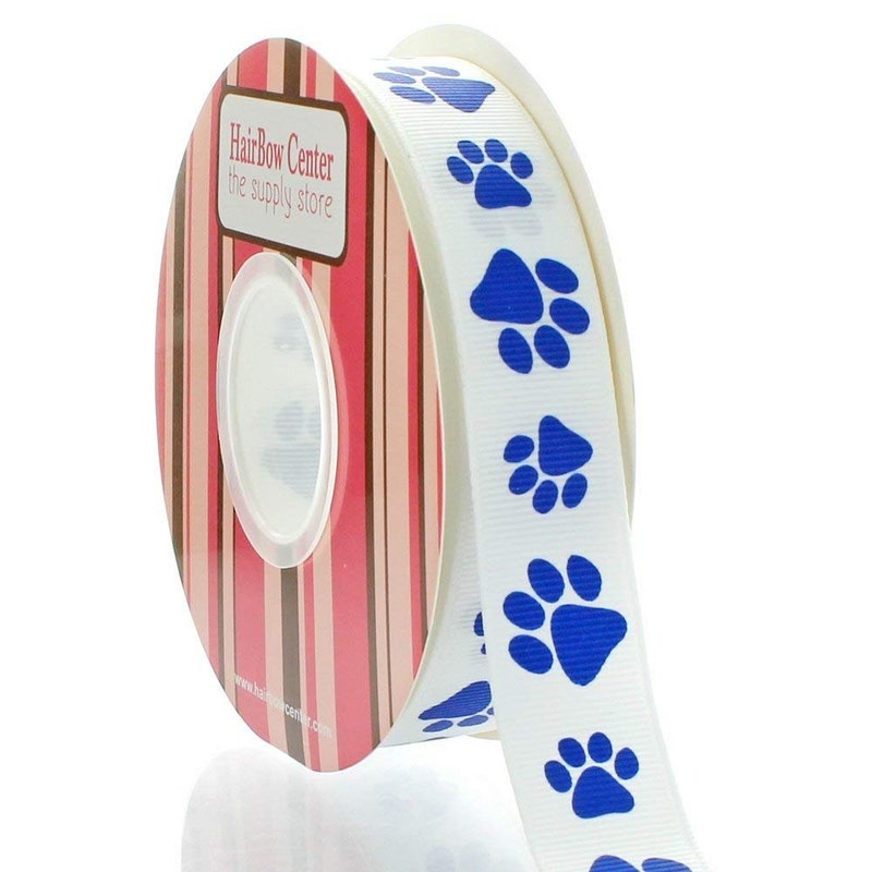 Paw Print Ribbon - Etsy