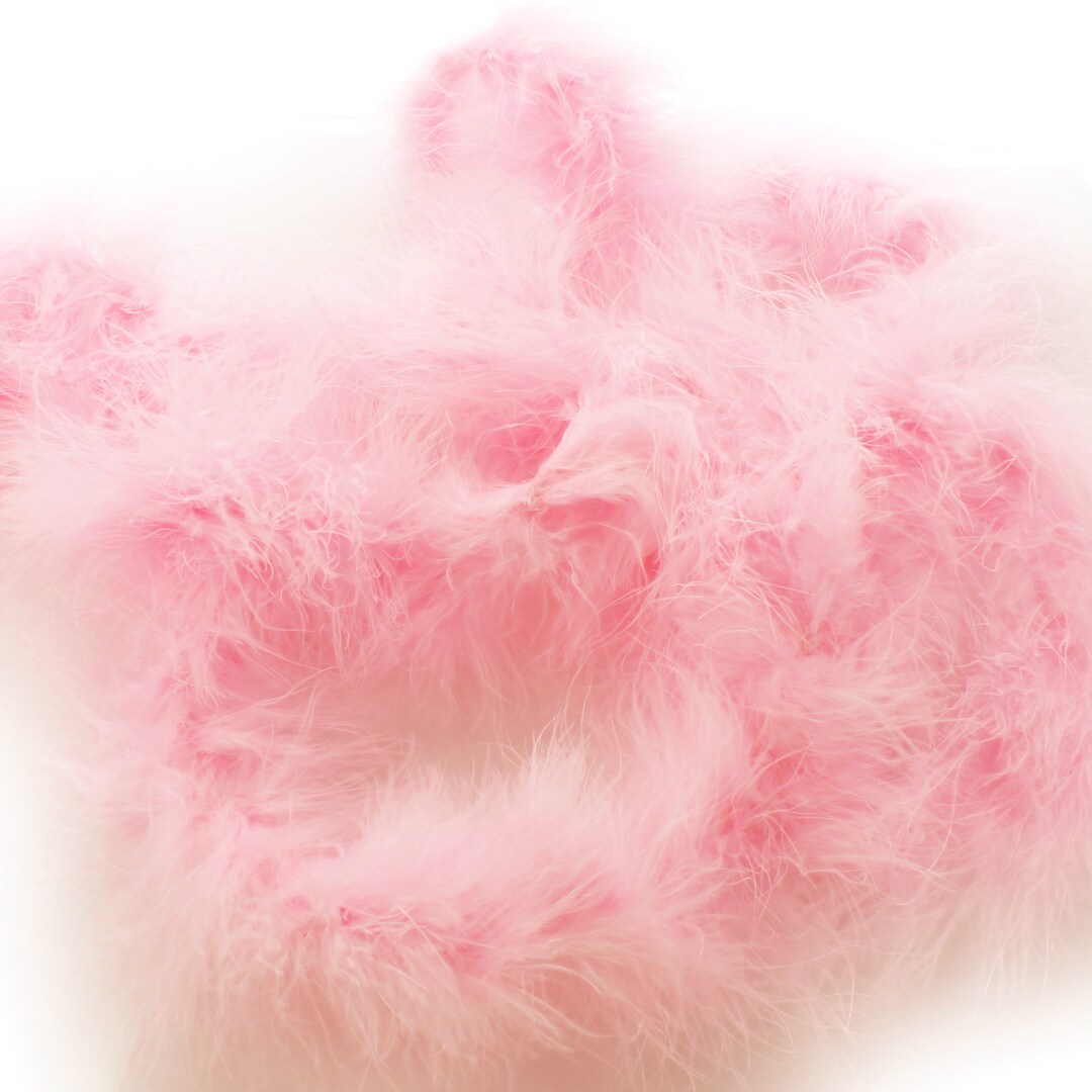 Light Pink Marabou Feather Boa 2 Yards (6 Feet) - Etsy