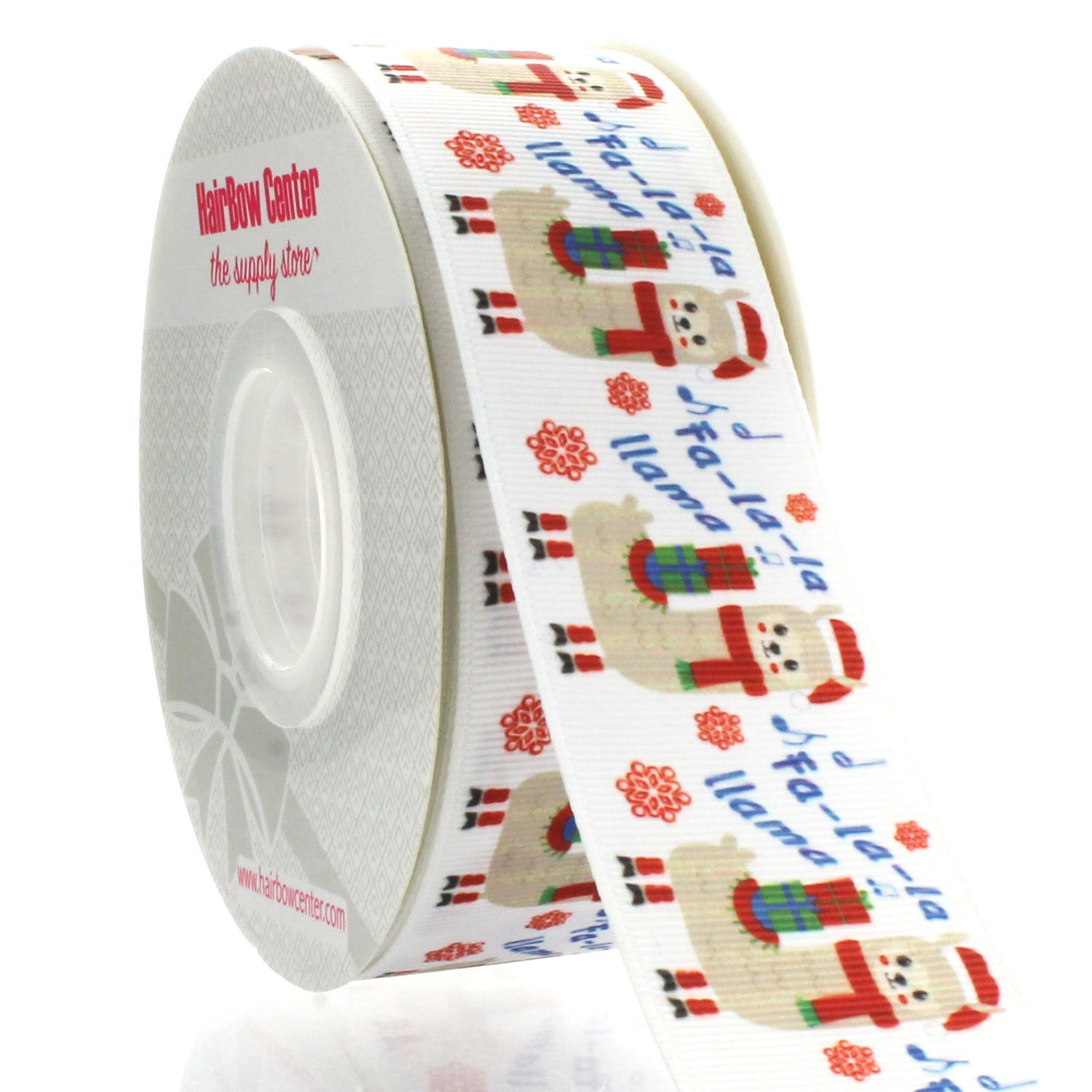 1.5" Fa-la-la Llama Grosgrain Ribbon - Choose Length - Etsy