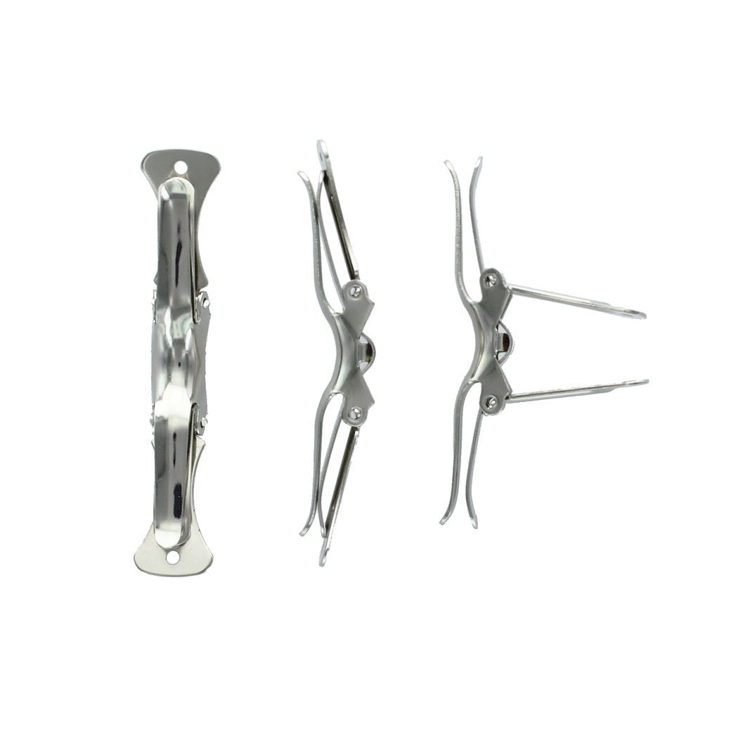 Clip on Bow-tie Hardware Silver or Gunmetal (24 or 144pcs) - Etsy