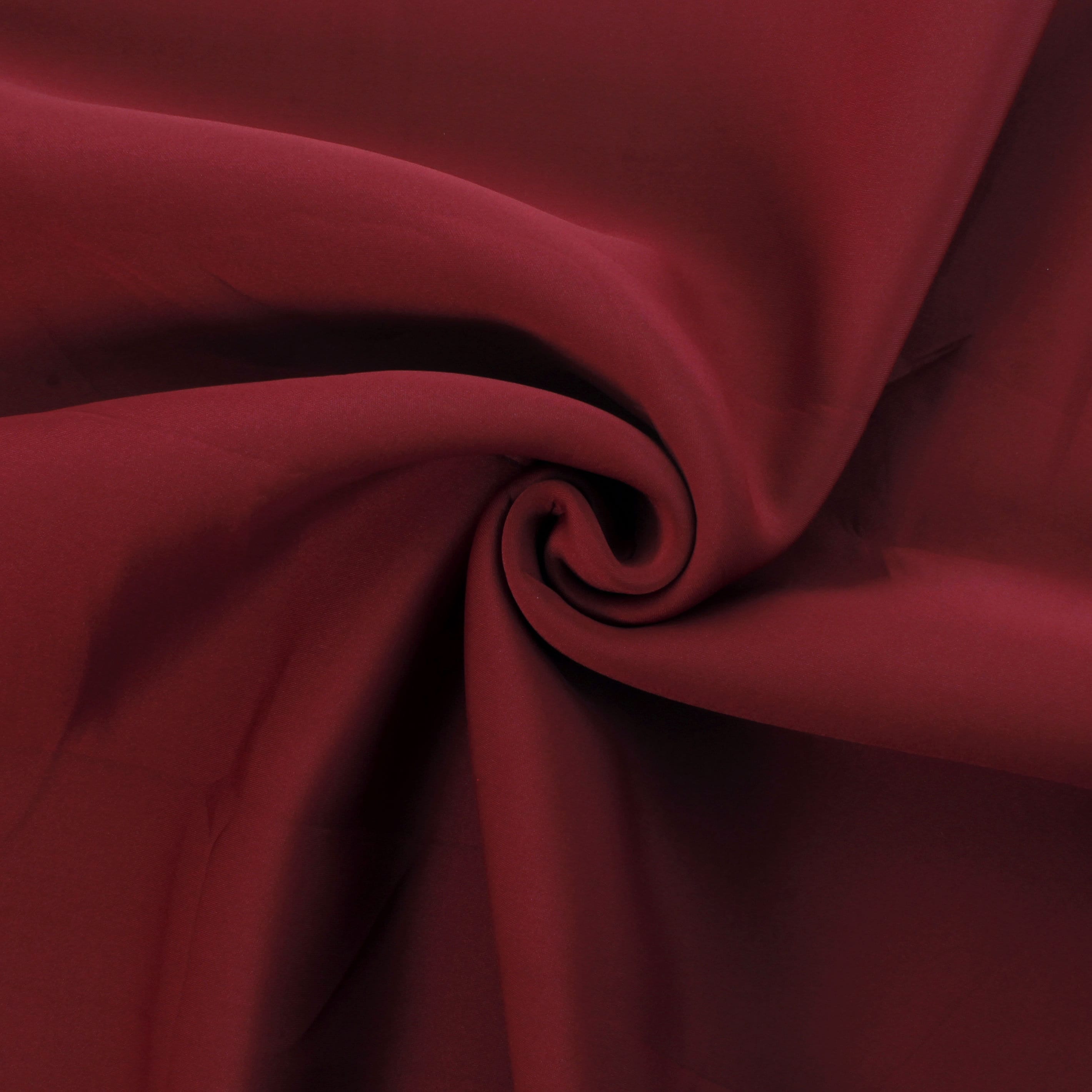 Maroon Solid Scuba Fabric by the Yard or 6" Strips - Etsy