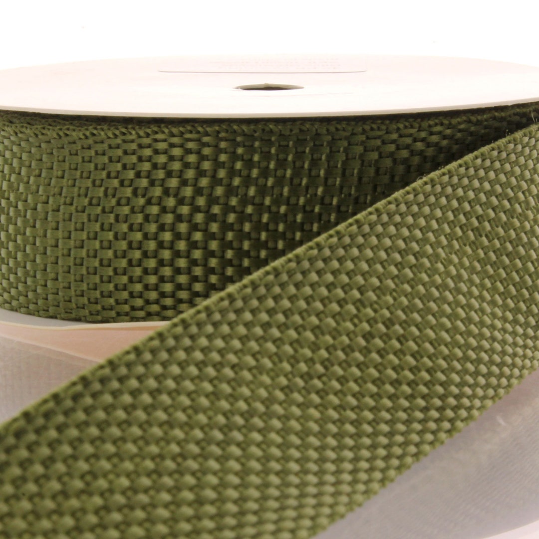 Olive Green Key Fob PP Webbing - Choose Length - Etsy