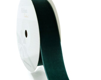 Green Velvet Ribbon - Etsy