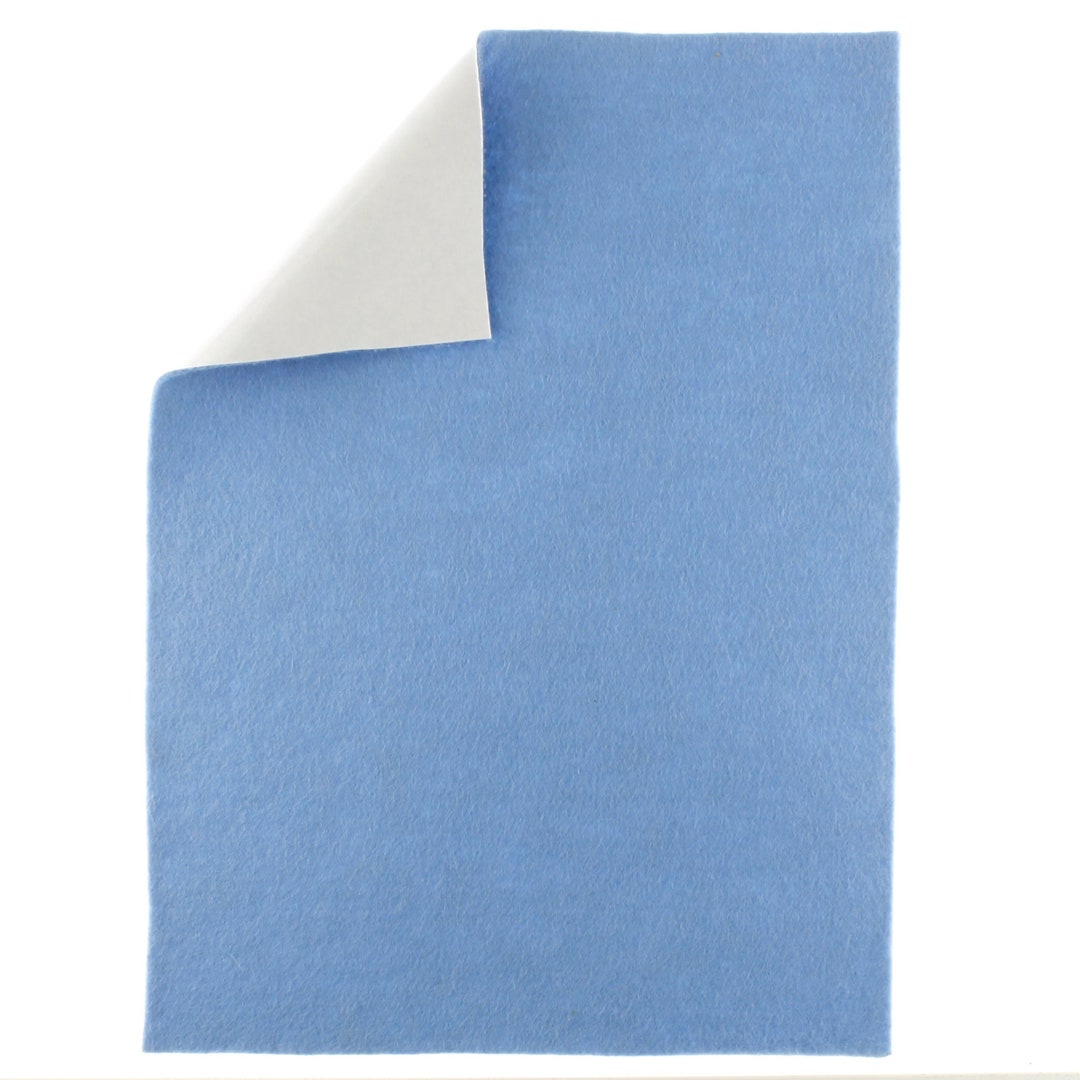 Sky Blue 40% Merino Wool Blend Adhesive Felt Crafting Sheets Sz A4 - Etsy