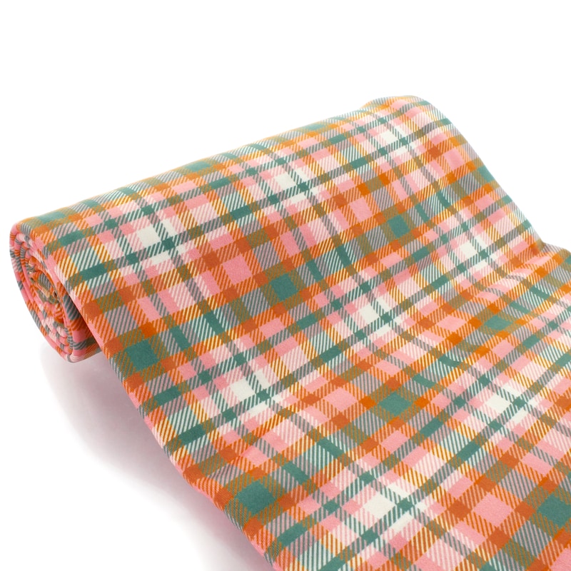 Stretch Plaid Fabric - Etsy
