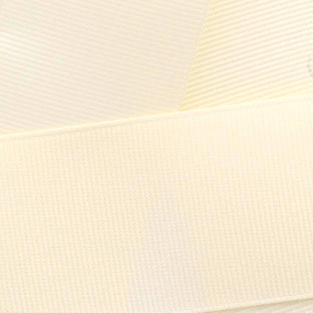 Cream Grosgrain Ribbon Solid Choose Width / Length | Etsy