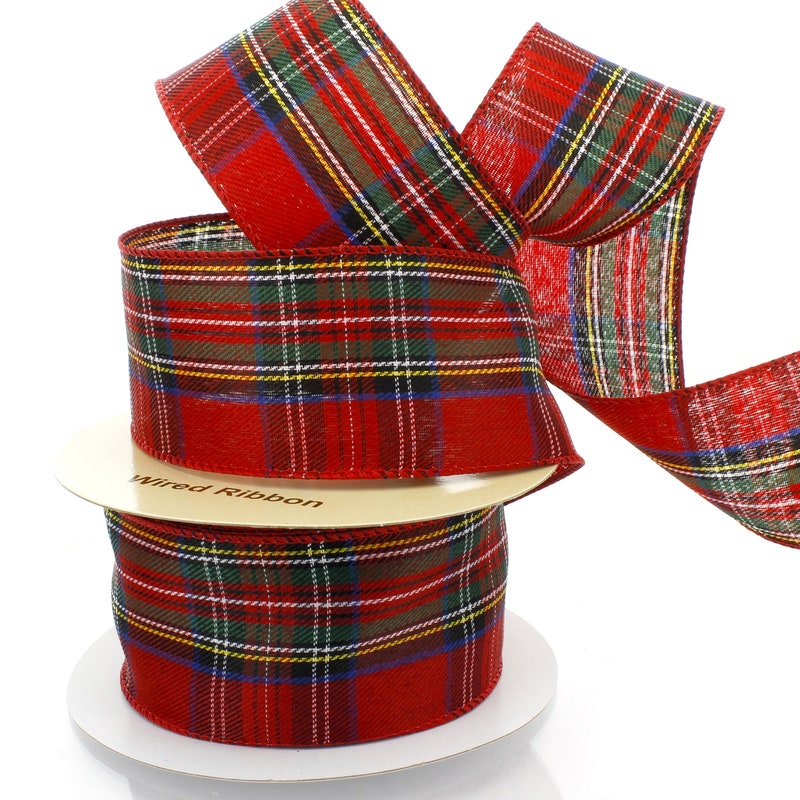 Christmas Tartan Ribbon - Etsy