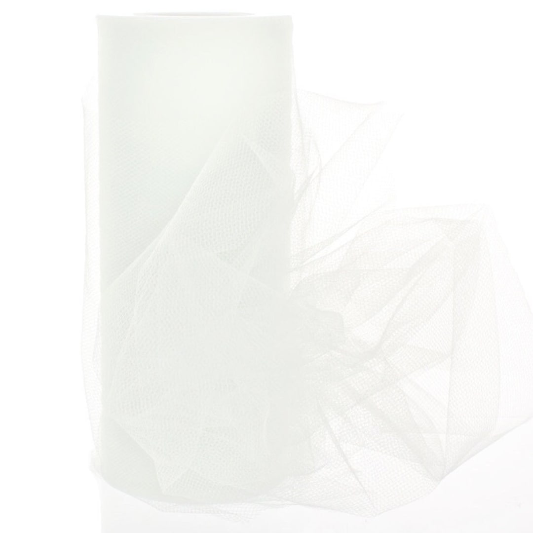 6" Premium Tulle White - Choose Length - Etsy