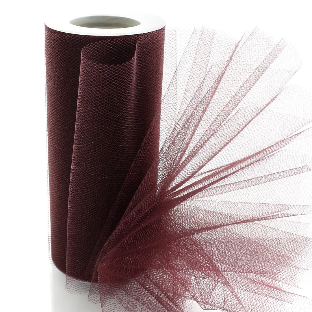 6 Inch Premium Tulle Burgundy Choose Length - Etsy