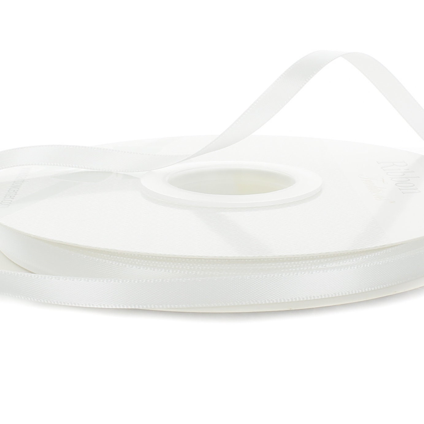White Double Face Satin Ribbon Choose Width / Length - Etsy