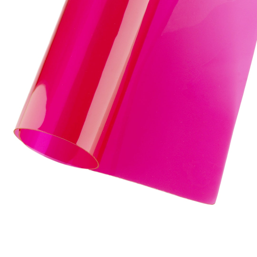 Transparent Jelly Sheets Shocking Pink - Etsy