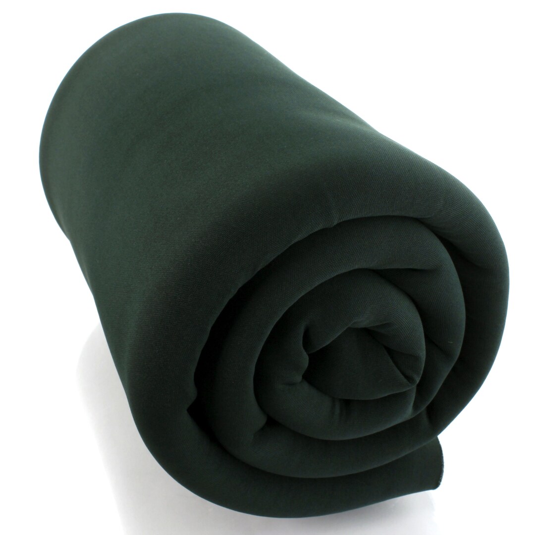 Hunter Green Solid Scuba Fabric by the Yard or 6" Strips - Etsy