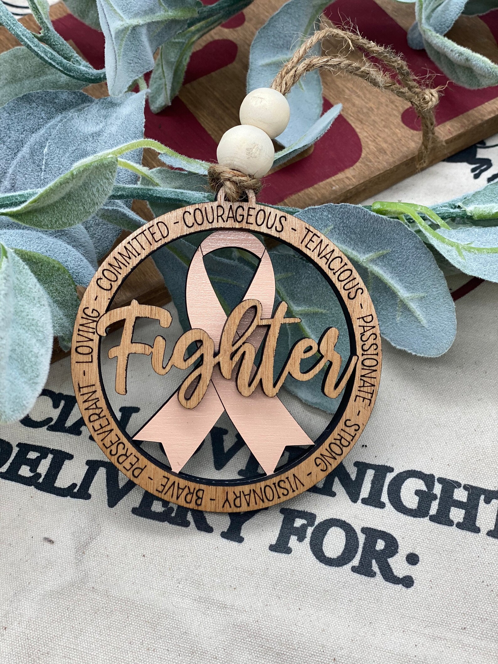Cancer Awareness Ornament/cancer Fighter Ornament/cancer Hope - Etsy