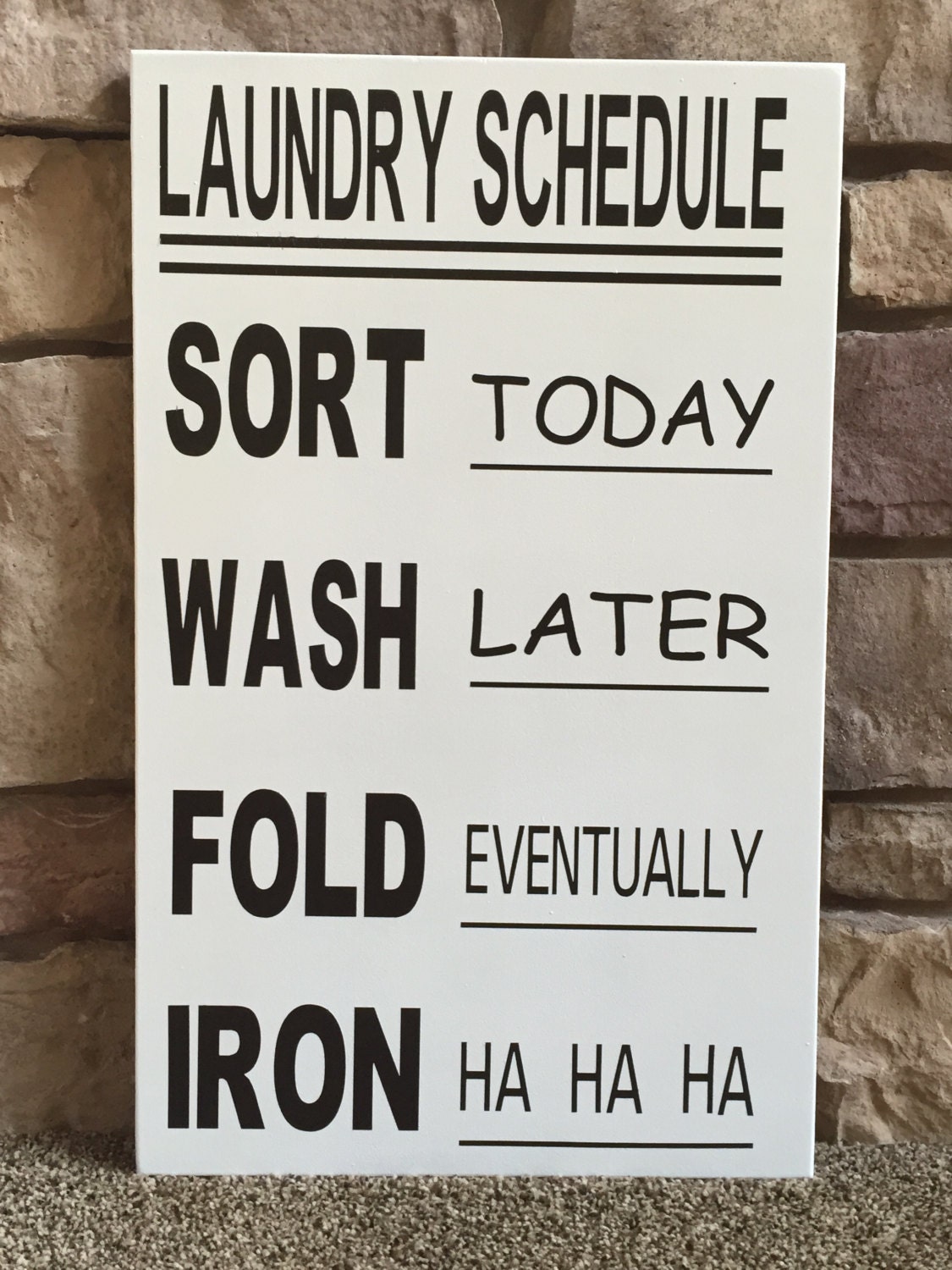Laundry Room Sign - Etsy