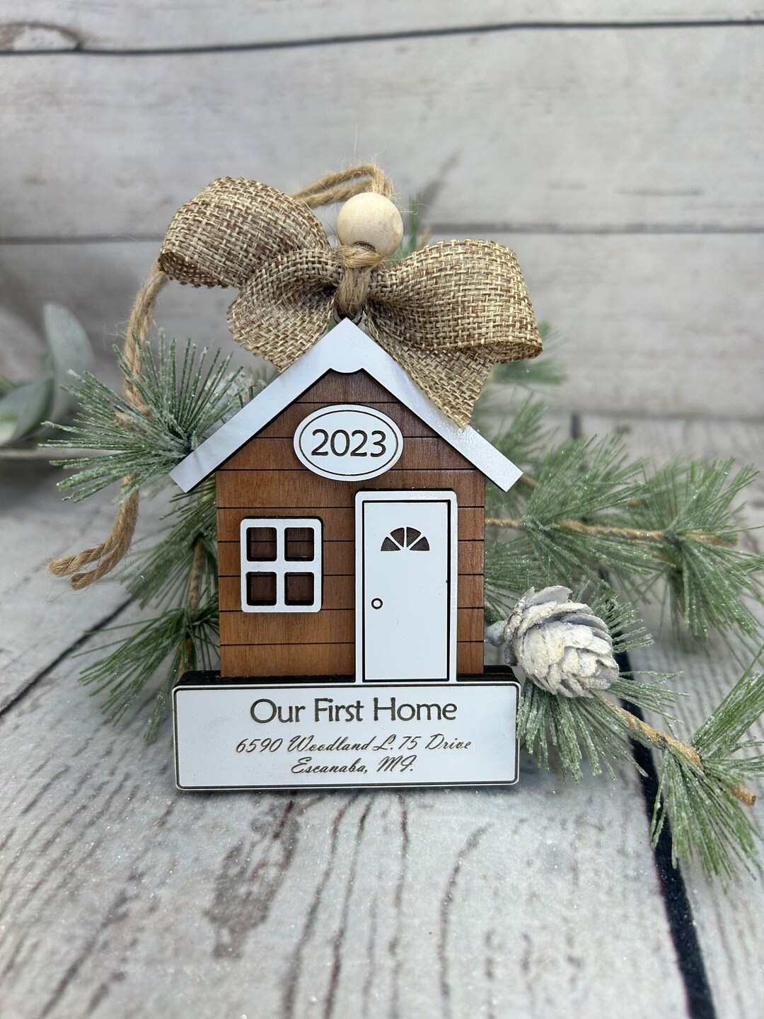 Custom House Ornament/first Home Ornament/new Home Ornament/first Time ...