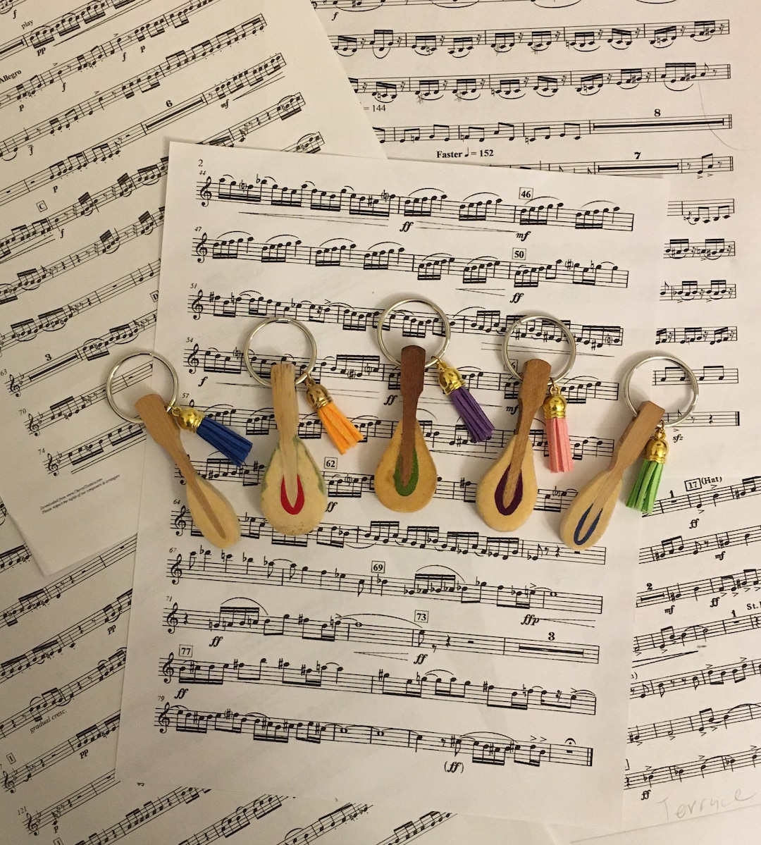 Custom Piano Hammer Keychain, Piano Parts, Music Keychain, Piano ...