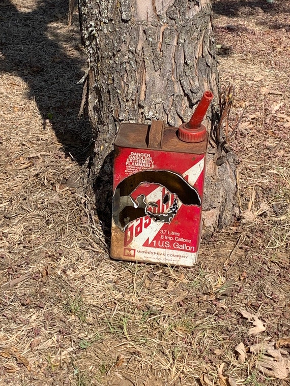 Vintage Gas Can Jack-o-lantern Gas Can Light - Etsy