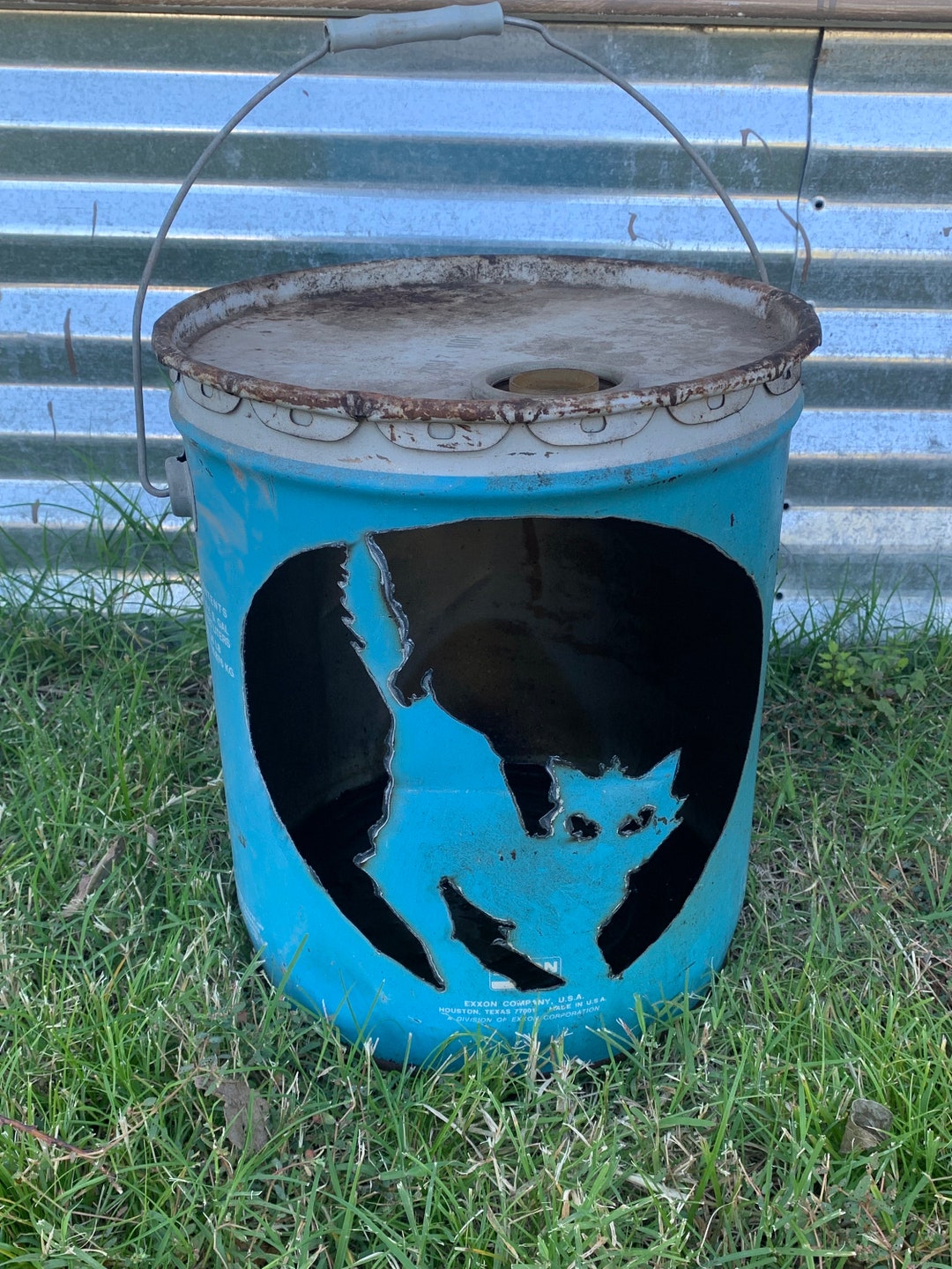 Vintage Oil Can Jack-o-lantern, Oil Can Light, Vintage Gas Can - Etsy