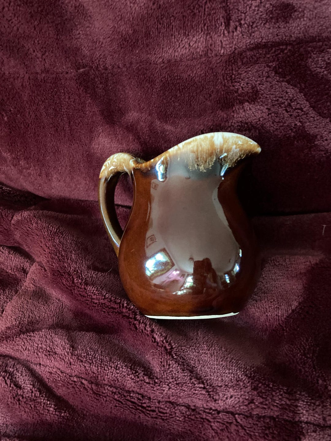 USA Mccoy Brand Brown Drip Cream Pourer - Etsy