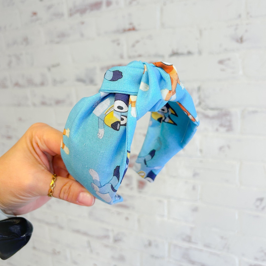 Bluey Knotted Headband, Character Headbands Knotted Headbands for ...