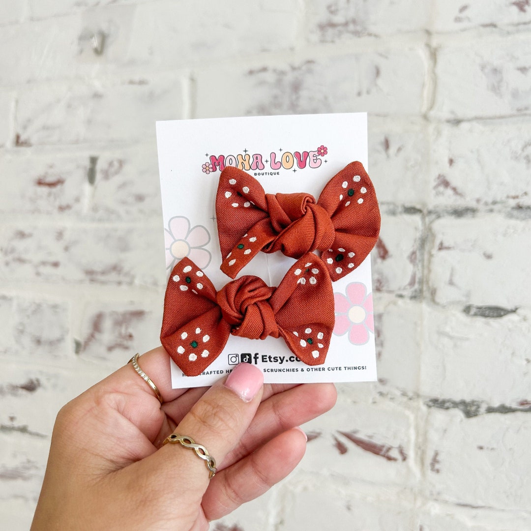 Barrito Mini Knot Pigtails, Mexican Barro Design | Hand-tied Fabric ...