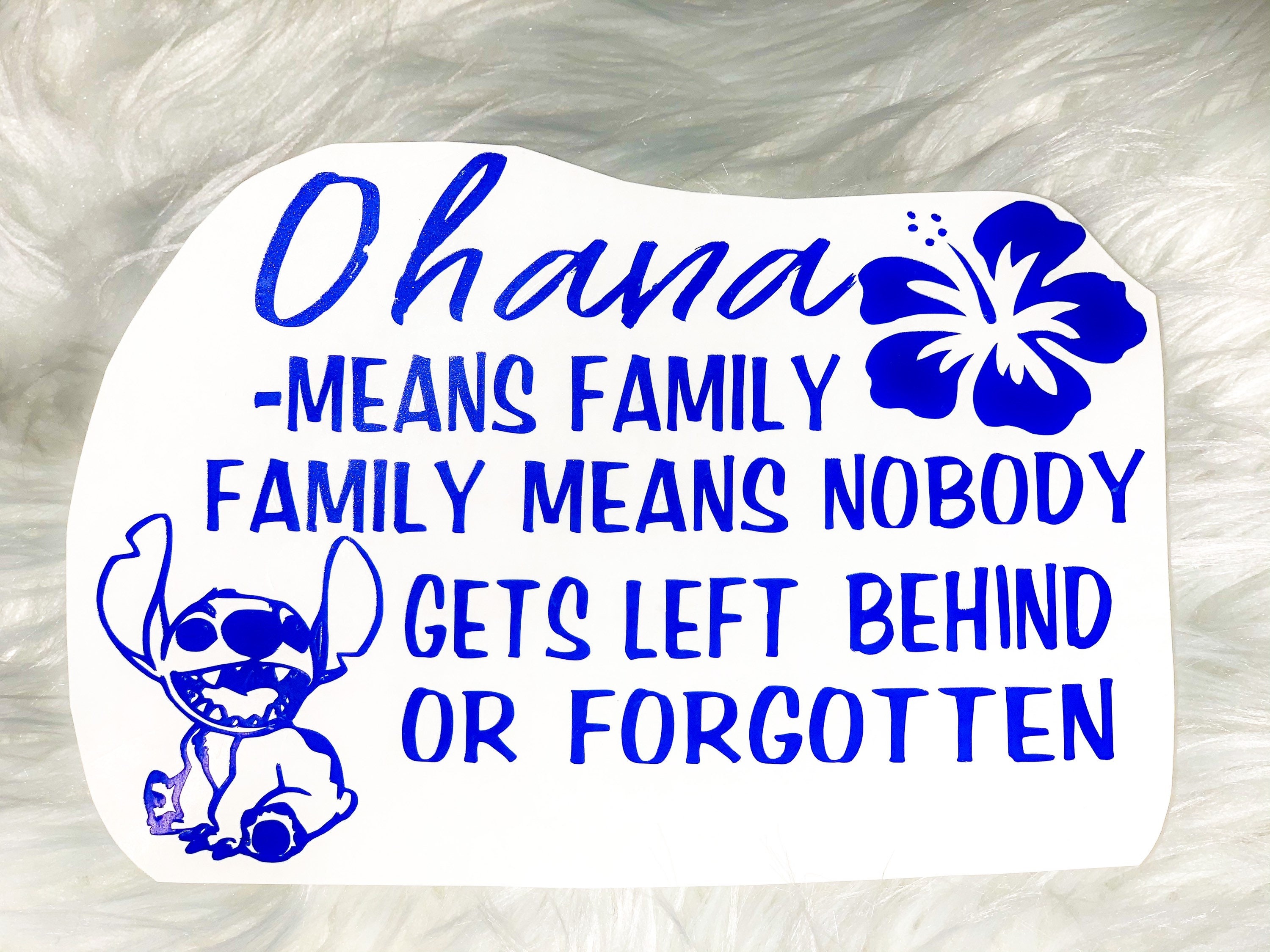 Ohana Car Sticker