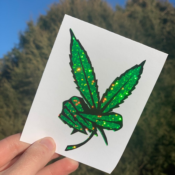 Pot Leaf Stickers - Etsy