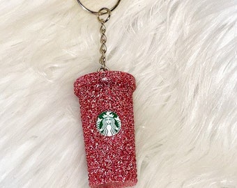 Starbucks Keychain Starbucks Coffee Frappuccino Keychain - Etsy