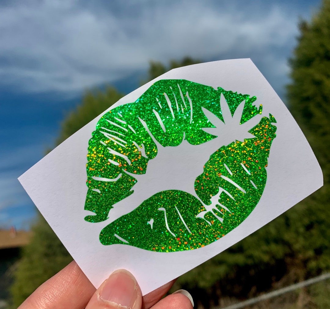 Holographic Marijuana Lips - Etsy