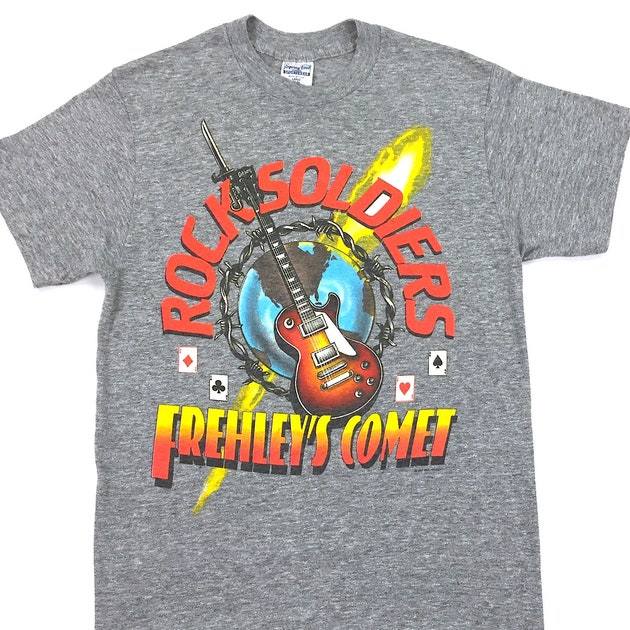 Vintage 80s ACE FREHLEY Frehley's Comet 1987 Rock Soldiers Tour Concert ...